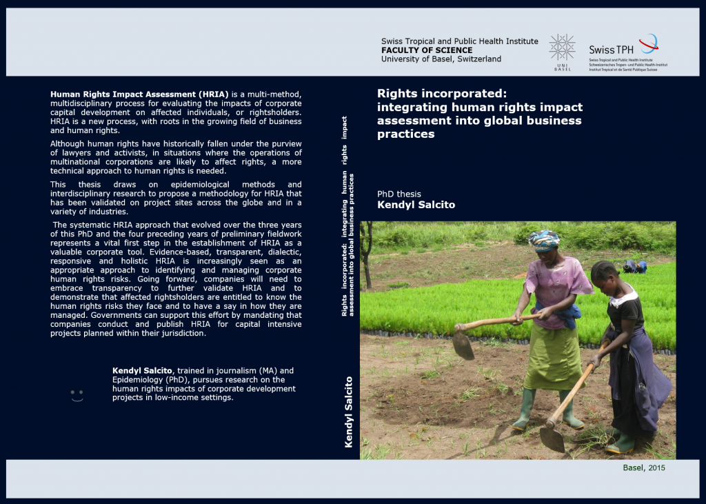 Rights Incorporated: Integrating Human Rights Impact Assessment into ...