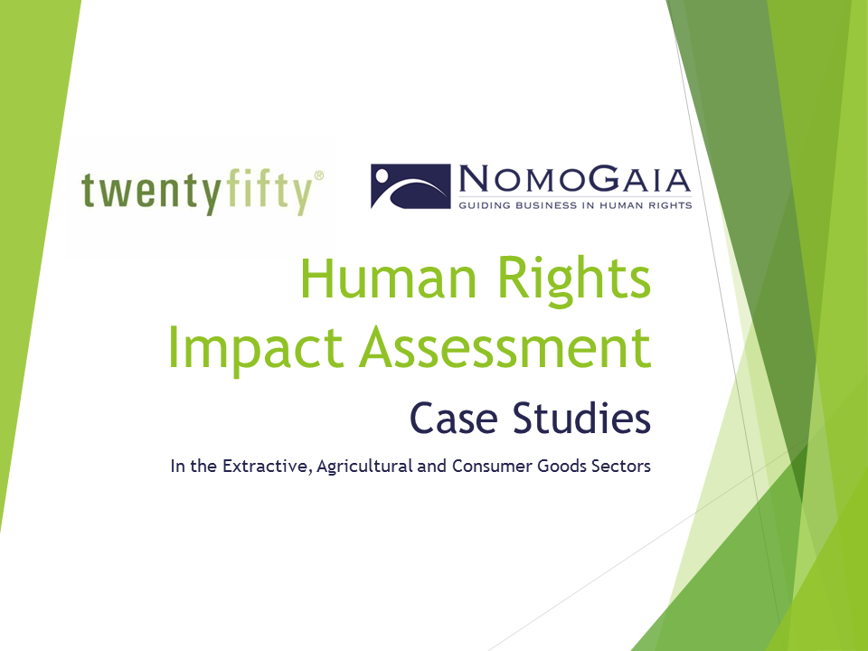 HRIA Webinar - NomoGaia